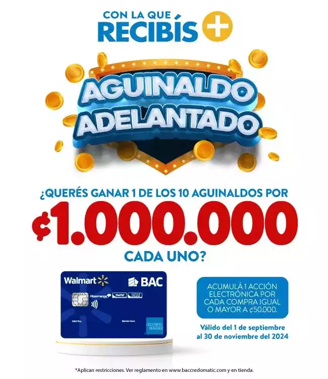 Promociones Walmart | BAC Credomatic
